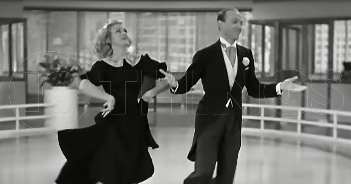 Iconic Dancers Astaire and Rogers Perform Jaw-Dropping Swing Time ...