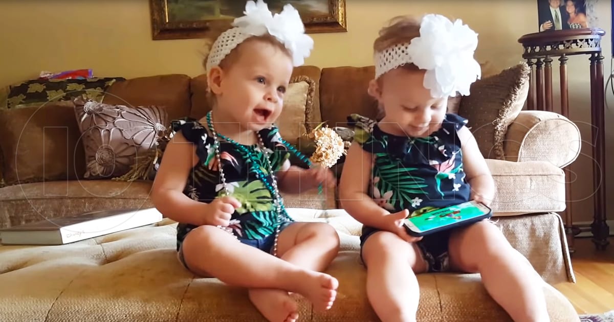 Twins show off their different personalities as they react to ‘Old ...